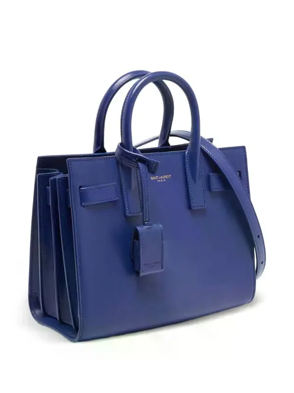 Saint Laurent Sac De Jour Nano Top-handle Tote Bag - Blue