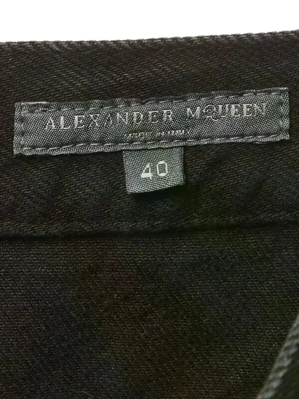 Alexander McQueen Embellished Straight-leg Jeans