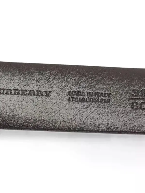 Burberry Haymarket Check Buckle Belt