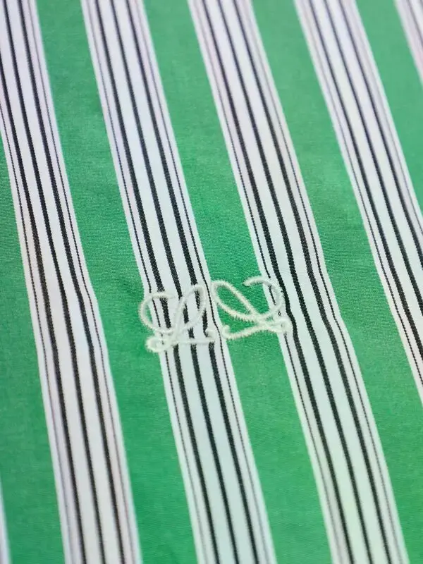 Loewe Striped Embroidered Anagram Shirt