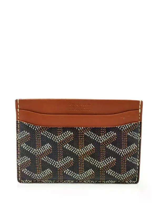 Goyard 2018 Saint Sulpice Goyardine Card Holder - Black