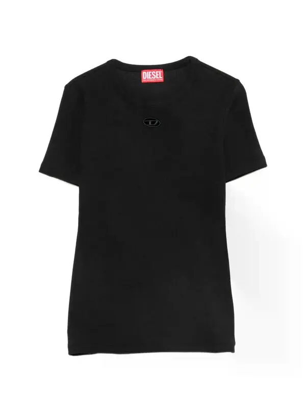 DIESEL® Logo Plaque T-shirt - Black