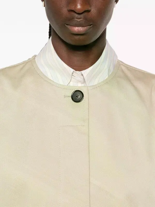 TOTEME Elasticated-waist Cotton Twill Jacket - Neutrals