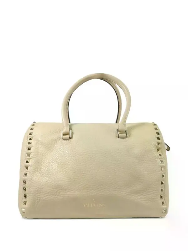Valentino Garavani Rockstud Shoulder Bag - Neutrals