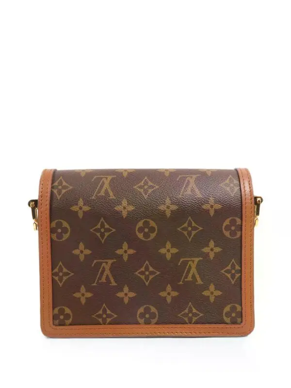 LOUIS VUITTON Mini Dauphine Monogram Shoulder Bag - Brown