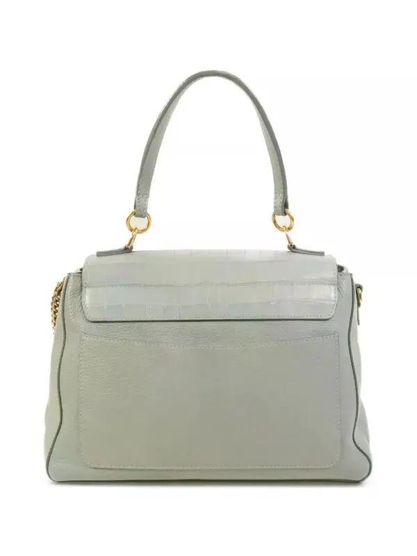 Chloé Crocodile-effect Ring Detail Shoulder Bag