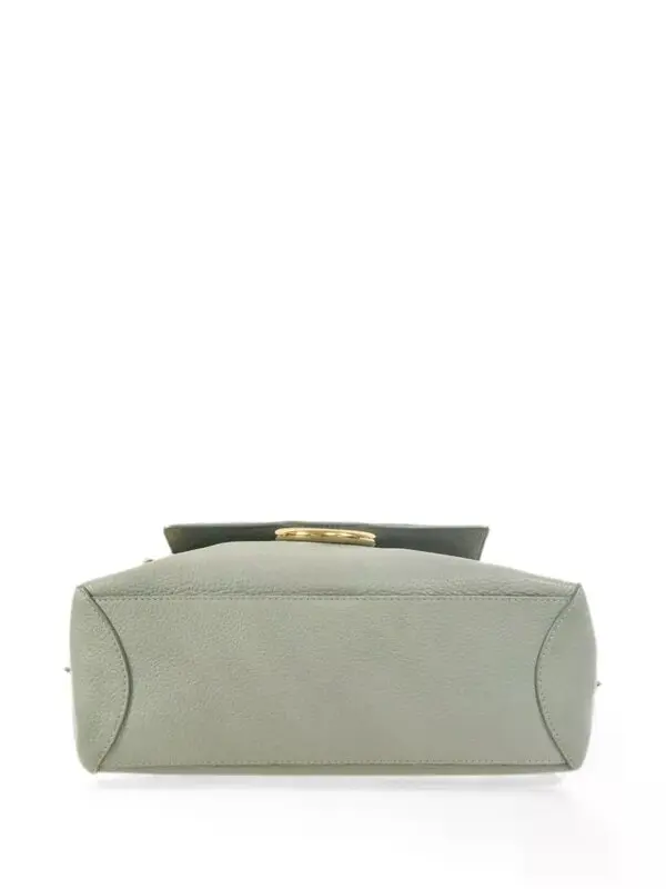 Chloé Crocodile-effect Ring Detail Shoulder Bag