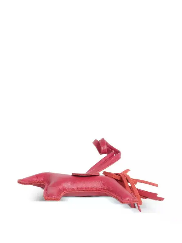 Hermès Pm Rodeo Horse Charm - Red