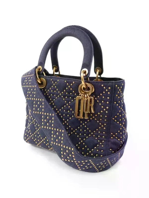 Dior Lady Studded Tote Bag