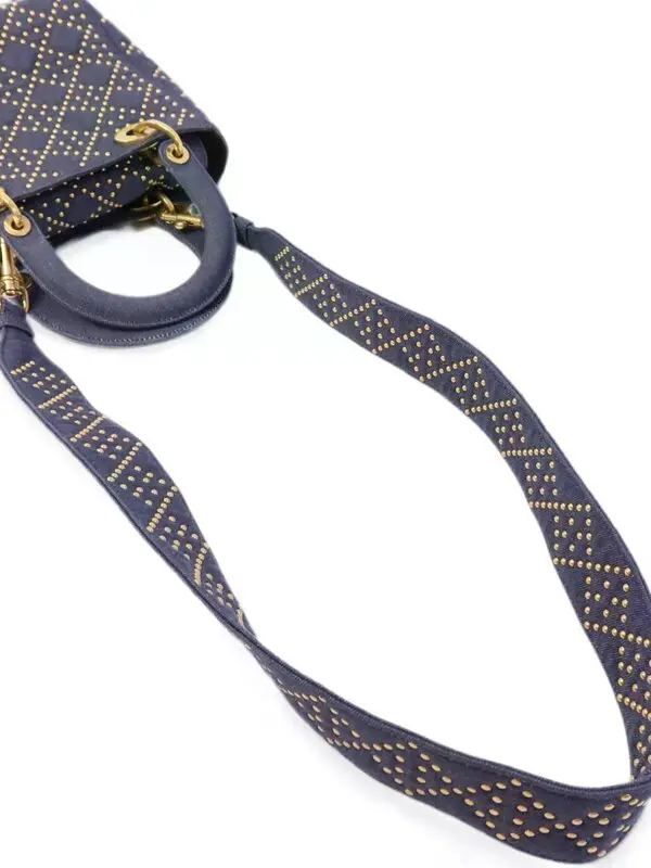 Dior Lady Studded Tote Bag