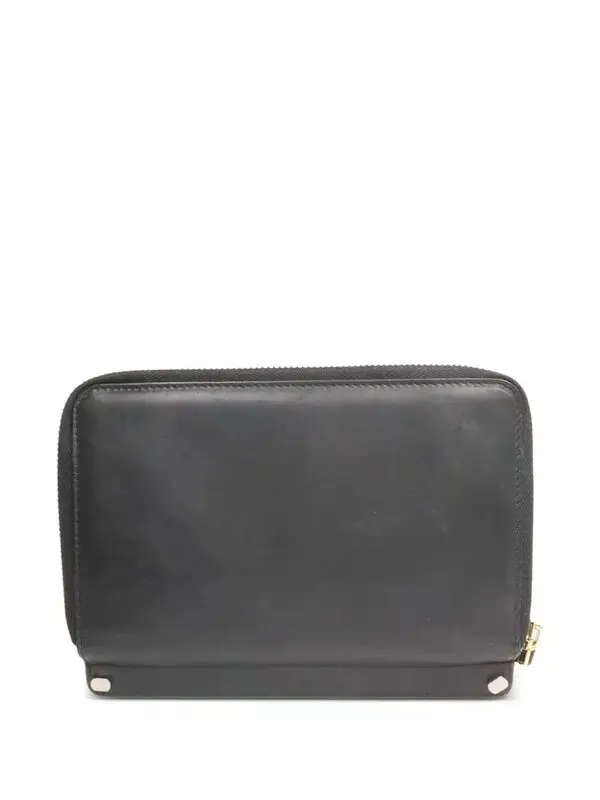 Balenciaga Round Zip-around Wallet - Black
