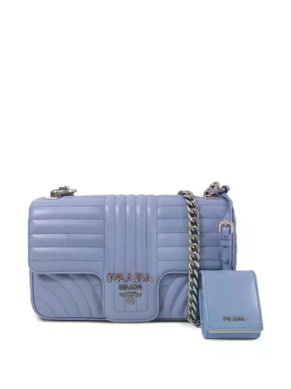 Prada Quilted Leather Chain Shoulder Bag