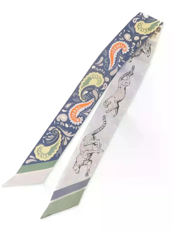 Hermès Twilly Guepards Bandana Scarf
