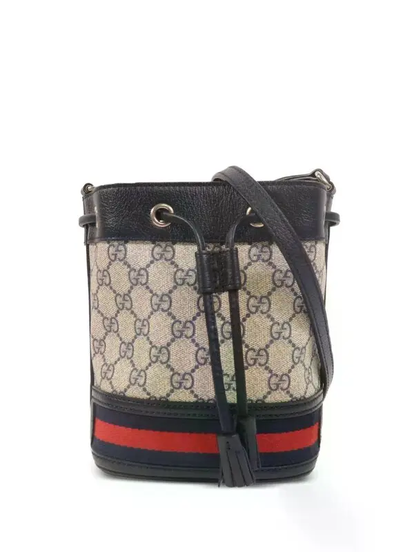 Gucci Ophidia Gg Bucket Bag - Blue