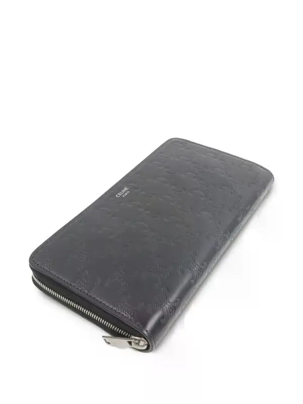 Celine Triomphe Embossed Zipped Wallet