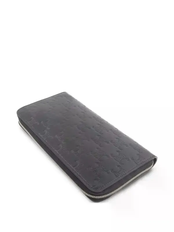 Celine Triomphe Embossed Zipped Wallet