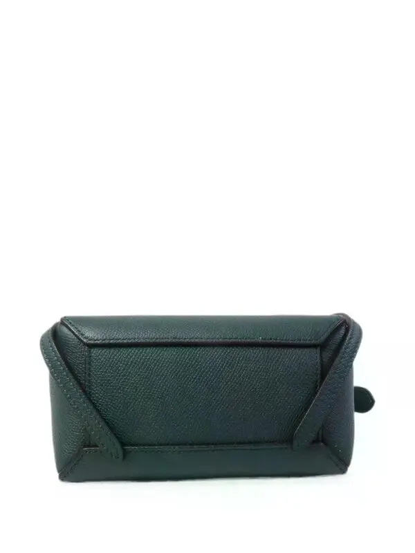 Celine Micro Belt Tote Bag - Green