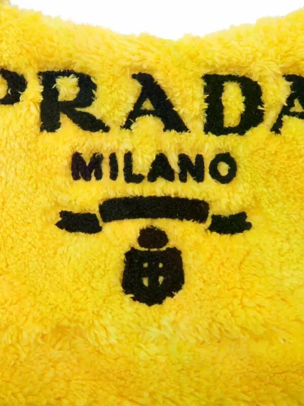 Prada Re-edition 2000 Mini Terry Shoulder Bag - Yellow
