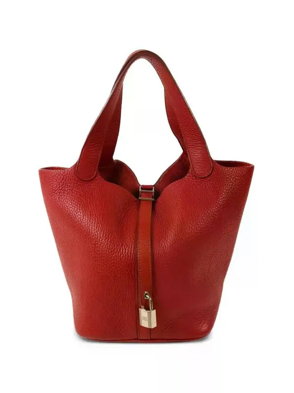 Hermès 2014 Mm Picotin Tote Bag - Red