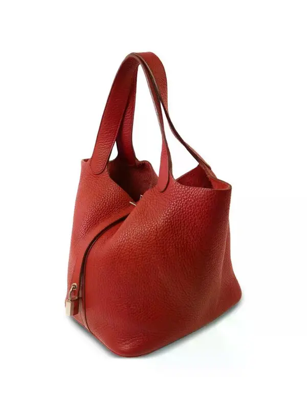 Hermès 2014 Mm Picotin Tote Bag - Red