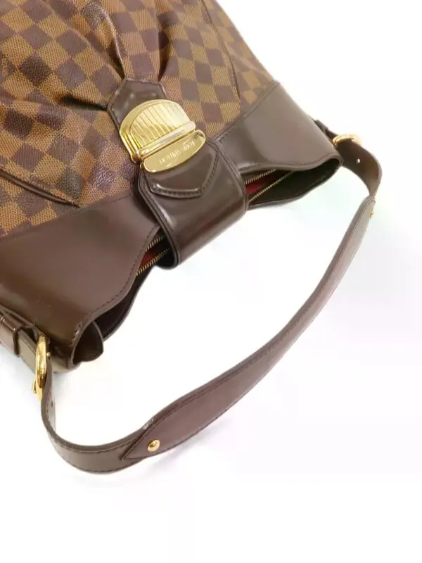 LOUIS VUITTON Damier Ebene Sistina Shoulder Bag