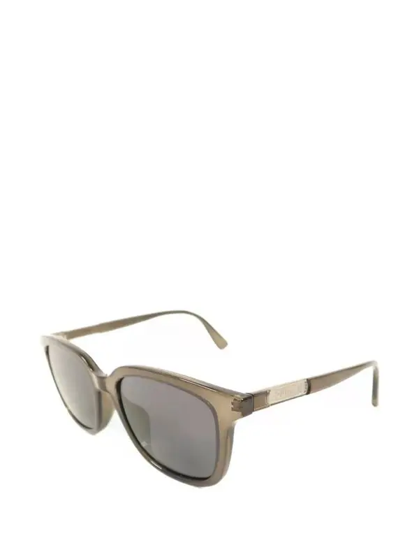 Gucci Square Frame Sunglasses With Gold-tone Hardware