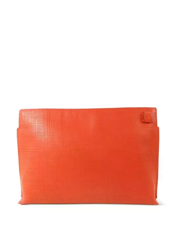 Loewe T Pouch Leather Clutch Bag
