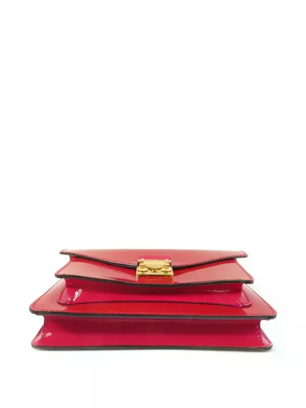LOUIS VUITTON 2012 Bb Monceau Vernis-leather Crossbody Bag