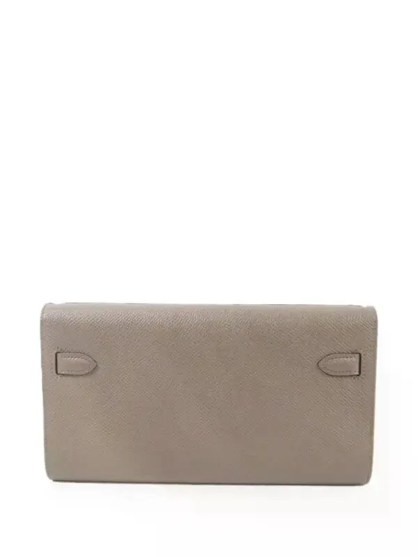 Hermès Kelly To Go Leather Shoulder Bag - Grey