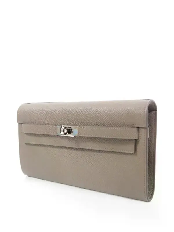 Hermès Kelly To Go Leather Shoulder Bag - Grey