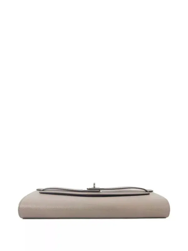 Hermès Kelly To Go Leather Shoulder Bag - Grey