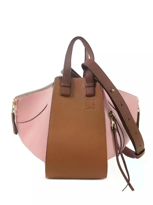 Loewe Small Hammock Leather Shoulder Bag - Brown