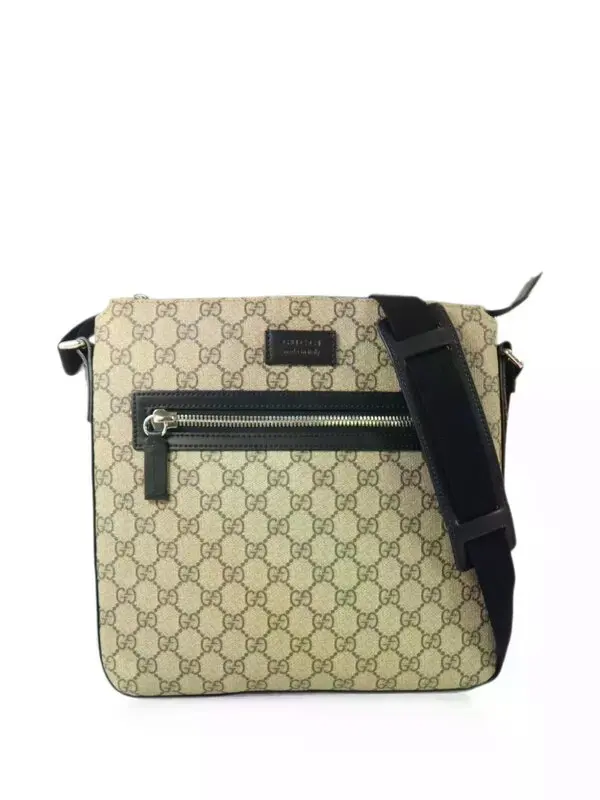 Gucci Gg Supreme Cross Body Bag - Neutrals