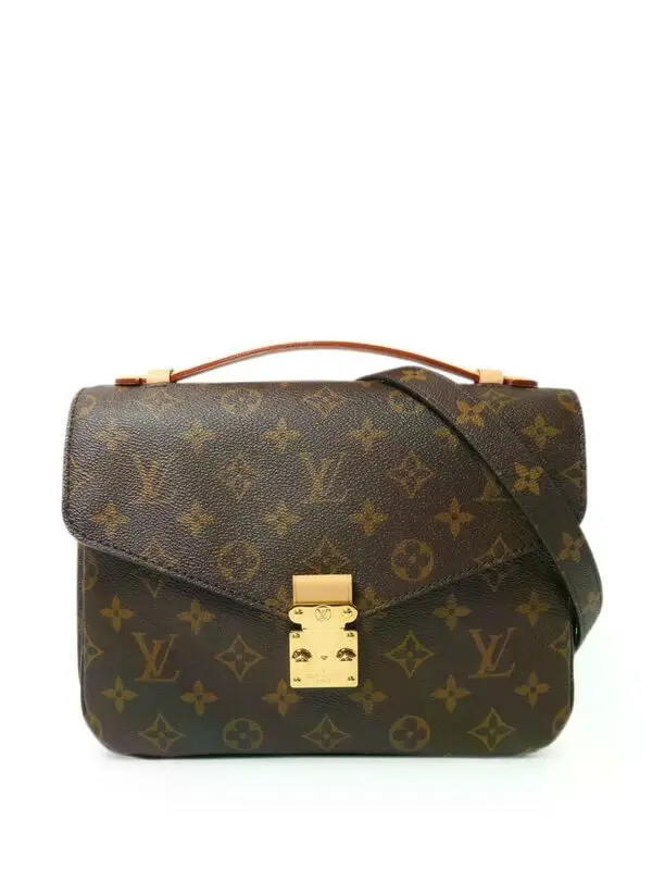 LOUIS VUITTON Monogram Pochette Metis Shoulder Bag - Brown