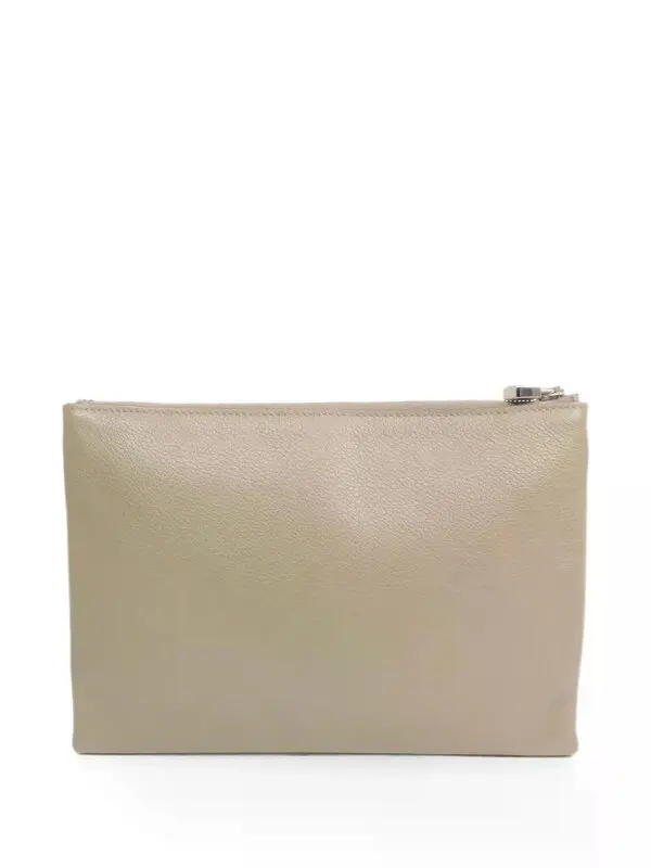 Hermès Atout 20 Evercolor Leather Clutch Bag - Neutrals