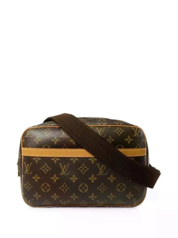 LOUIS VUITTON Monogram Reporter Pm Shoulder Bag - Brown