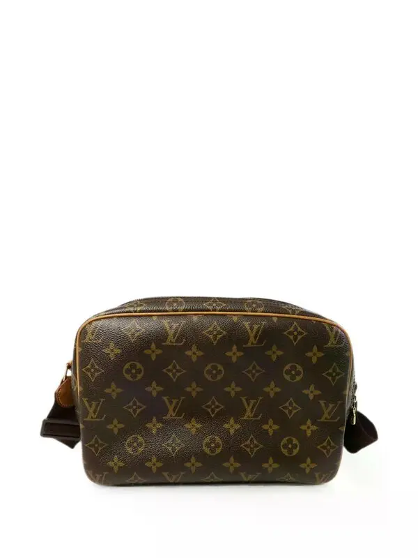 LOUIS VUITTON Monogram Reporter Pm Shoulder Bag - Brown