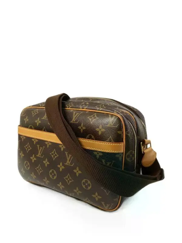LOUIS VUITTON Monogram Reporter Pm Shoulder Bag - Brown