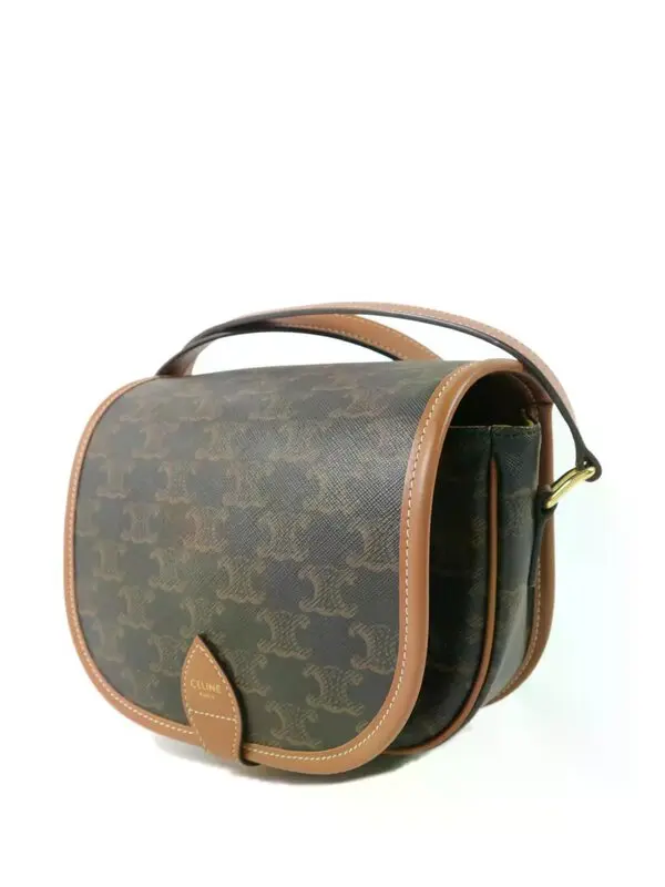 Celine Folco Cross Body Bag - Brown