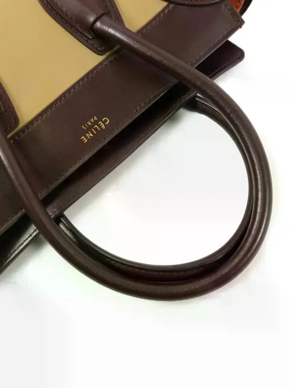 Celine Micro Luggage Tote Bag - Brown
