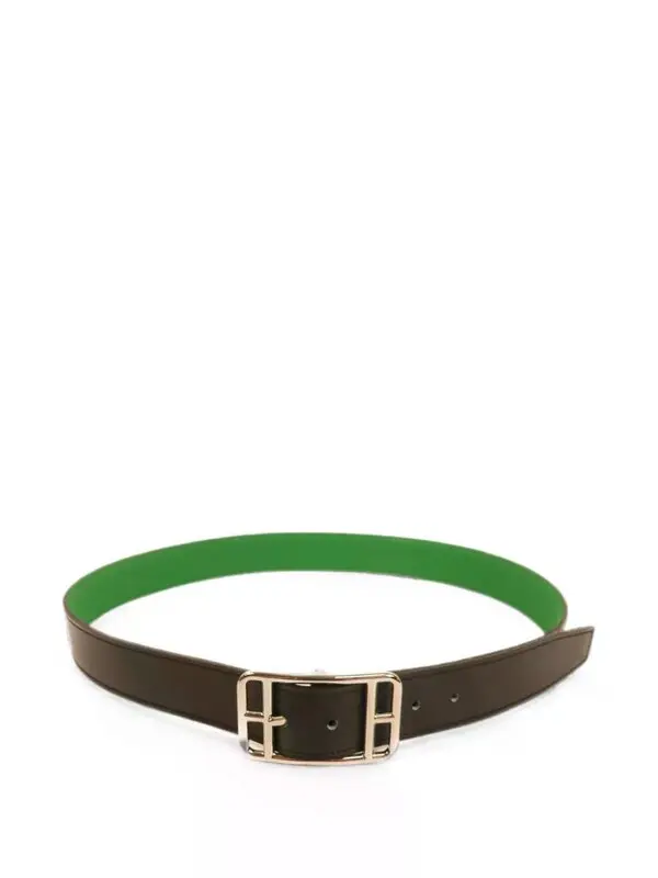 Hermès Cape Cod Reversible Belt - Black