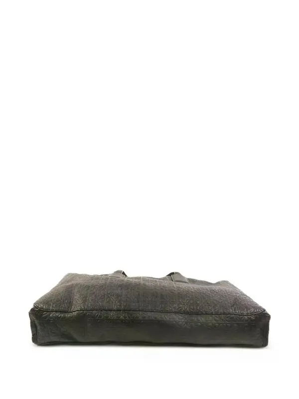 Loewe Anagram Embossed Leather Tote Bag