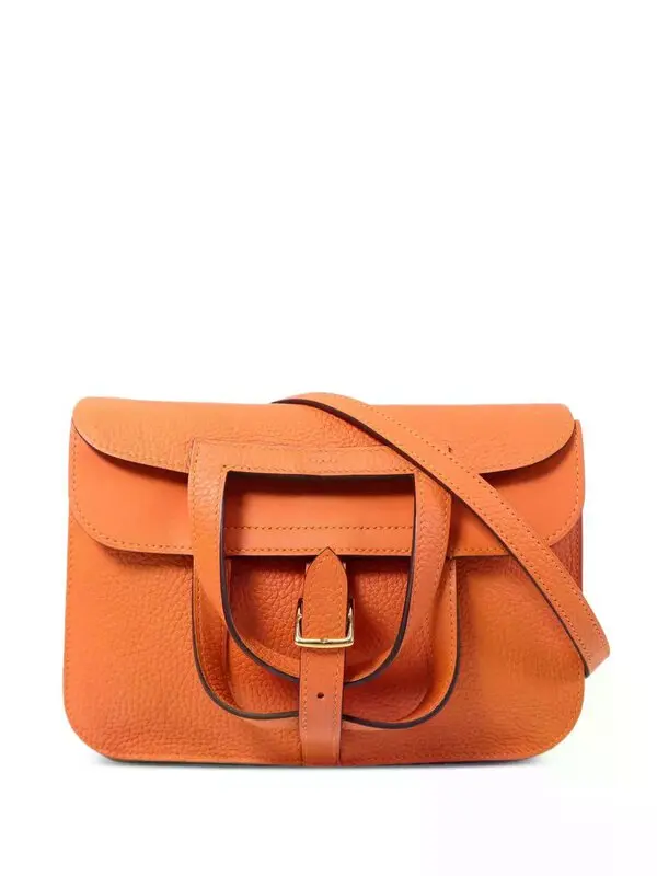 Hermès Halzan 25 Shoulder Bag - Orange