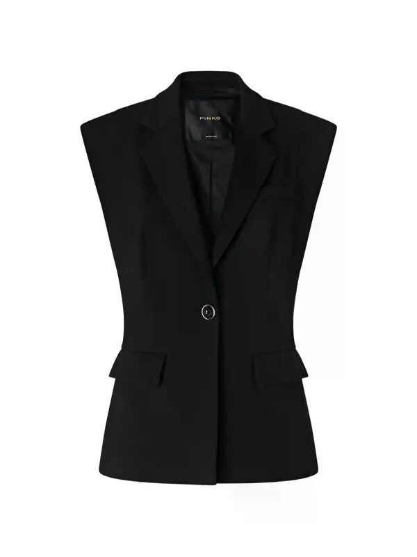 Pinko Sleeveless Single-breasted Waistcoat