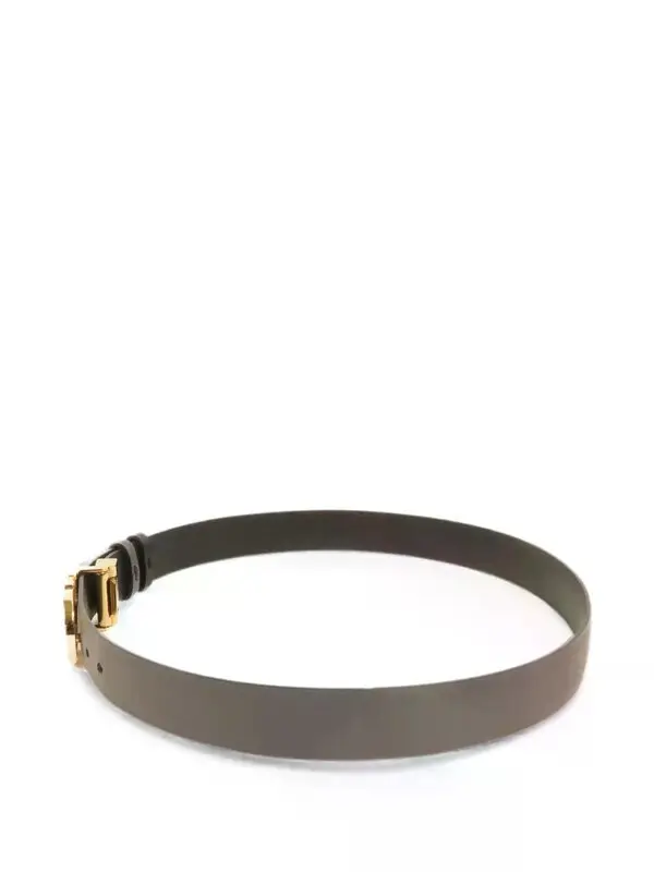 FERRAGAMO Reversible Gancini Belt - Black