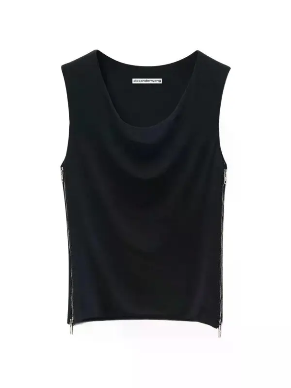 Alexander Wang Sleeveless Cowl Neck Top