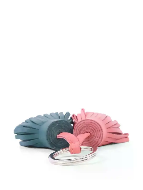Hermès Carmen Duo Tassel Key Ring - Green