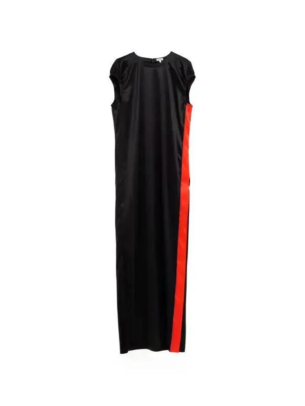 Loewe Contrast Stripe Cap-sleeve Maxi Dress