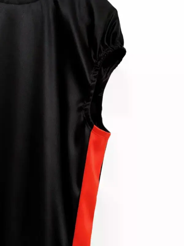 Loewe Contrast Stripe Cap-sleeve Maxi Dress