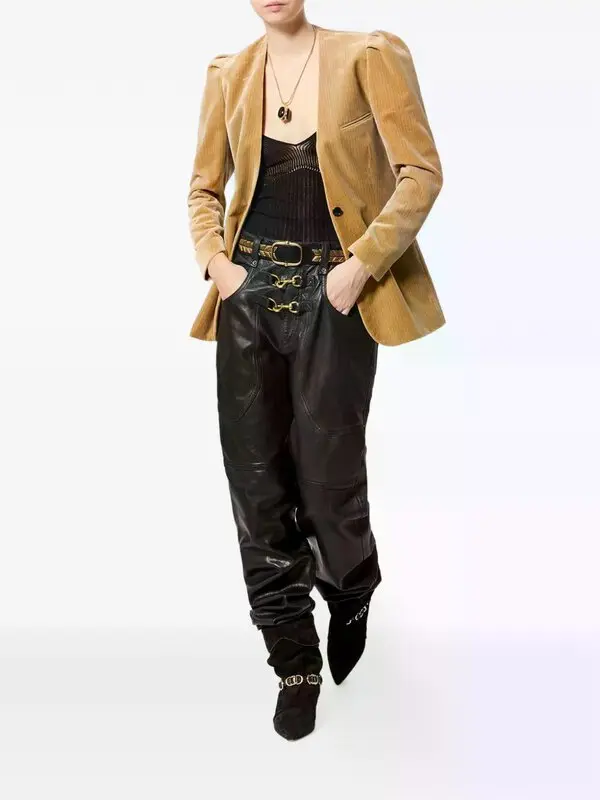 Isabel Marant Étoile Fereole Velvet Pinstripe Jacket